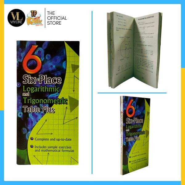 Six Place Logarithmetric and Trigonometric Table- Smart Books | Shopee ...