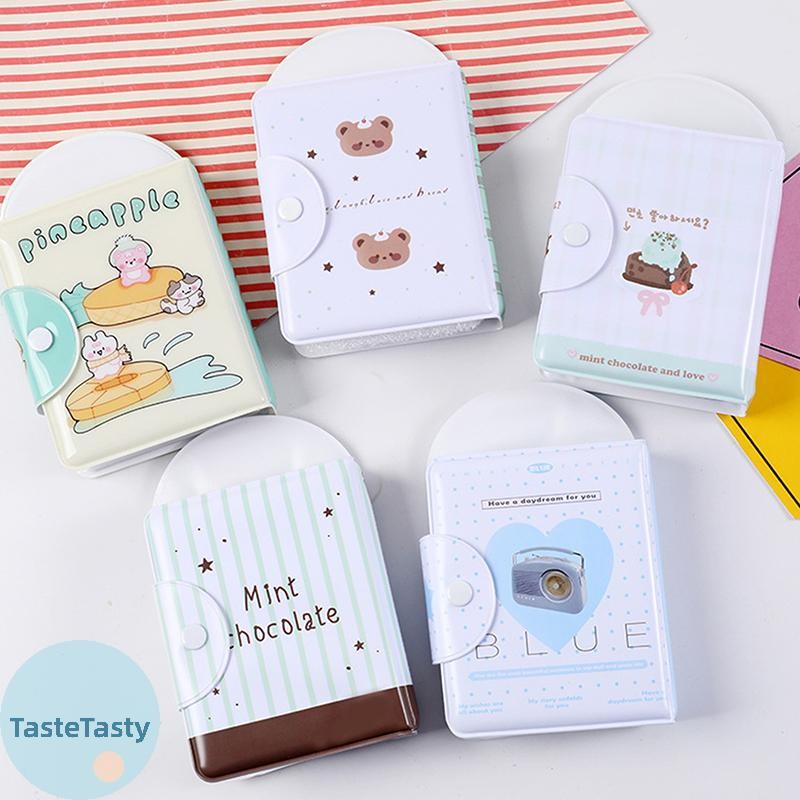 TasteTasty Cute Photo Album 3 Inch Photo Card Holder Idol Card Binder ...