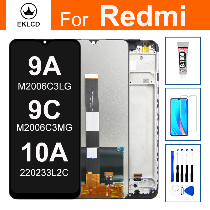 LCD For Xiaomi Redmi 9A 9C NFC 10A 9AT 9i M2006C3LG M2006C3MT Display ...