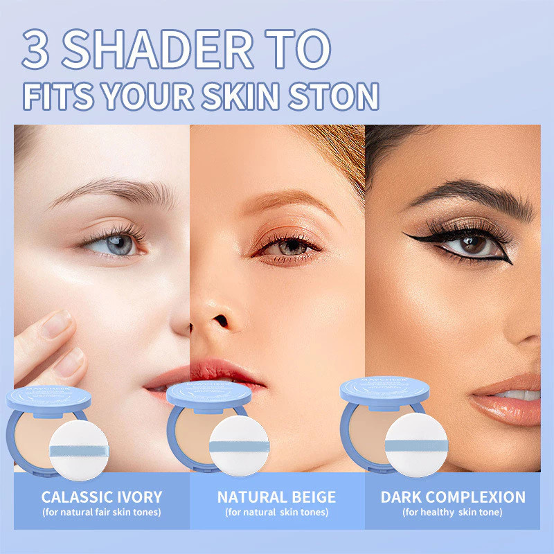 Oil Control Face Powder Matte Waterproof Flawless Setting Powder ...