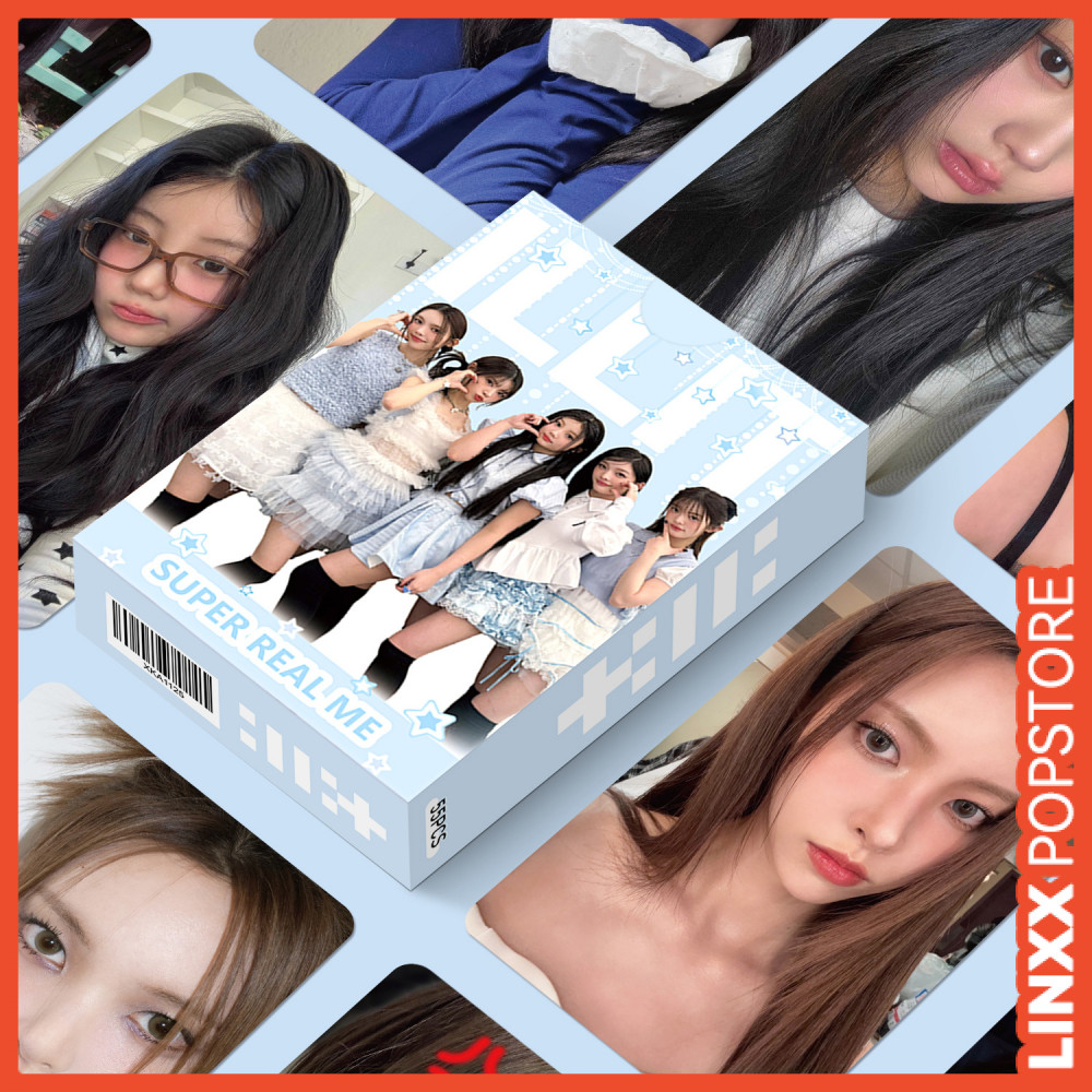 LINXX 55Pcs ILLIT Group Lomo Cards K-pop Girl Group Holographic Photo ...