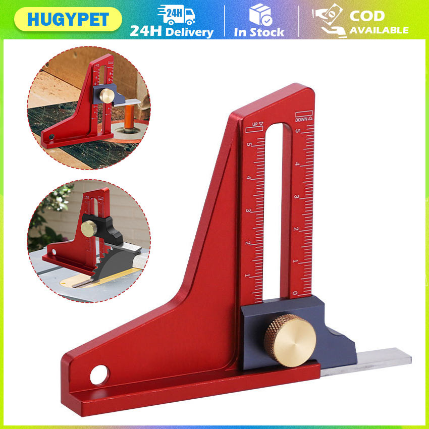 Adjustable Table Saw Depth Gauge 0-50mm Aluminum Setting Up Blade ...