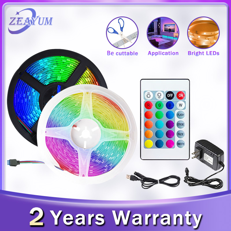 LED strip light RGB 5V 5050 2835 flexible ribbon high quality bluetooth ...