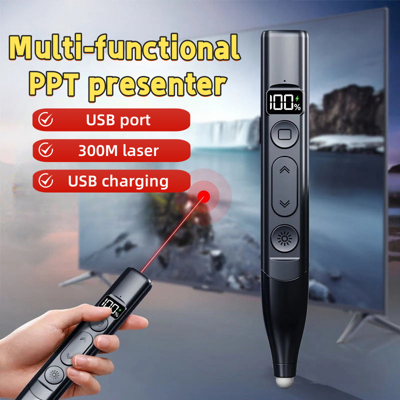 Multi-function Wireless Presenter PPT Remote Control Electronic ...