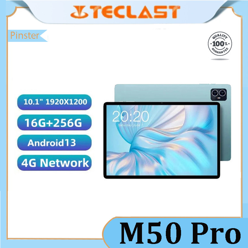 Teclast M50 Pro 10.1'' Android 13 Tablets 8GB RAM 256GB ROM UNISOC T616 Octa Core Widevine L1 4G ...