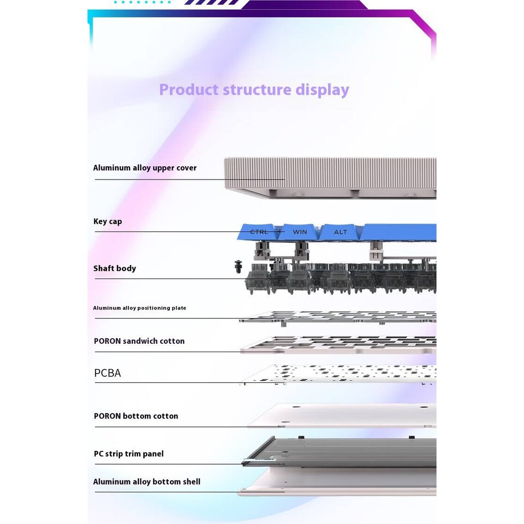 IPI 65Mpro Blue White RGB Wired Jiadalong | Shopee Philippines