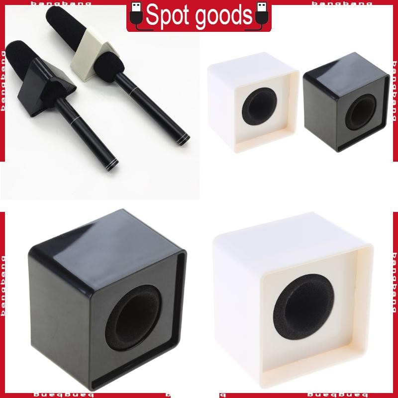 Bang Microphone Logos Flag Station Square Shaped Interview KTV Mic ...
