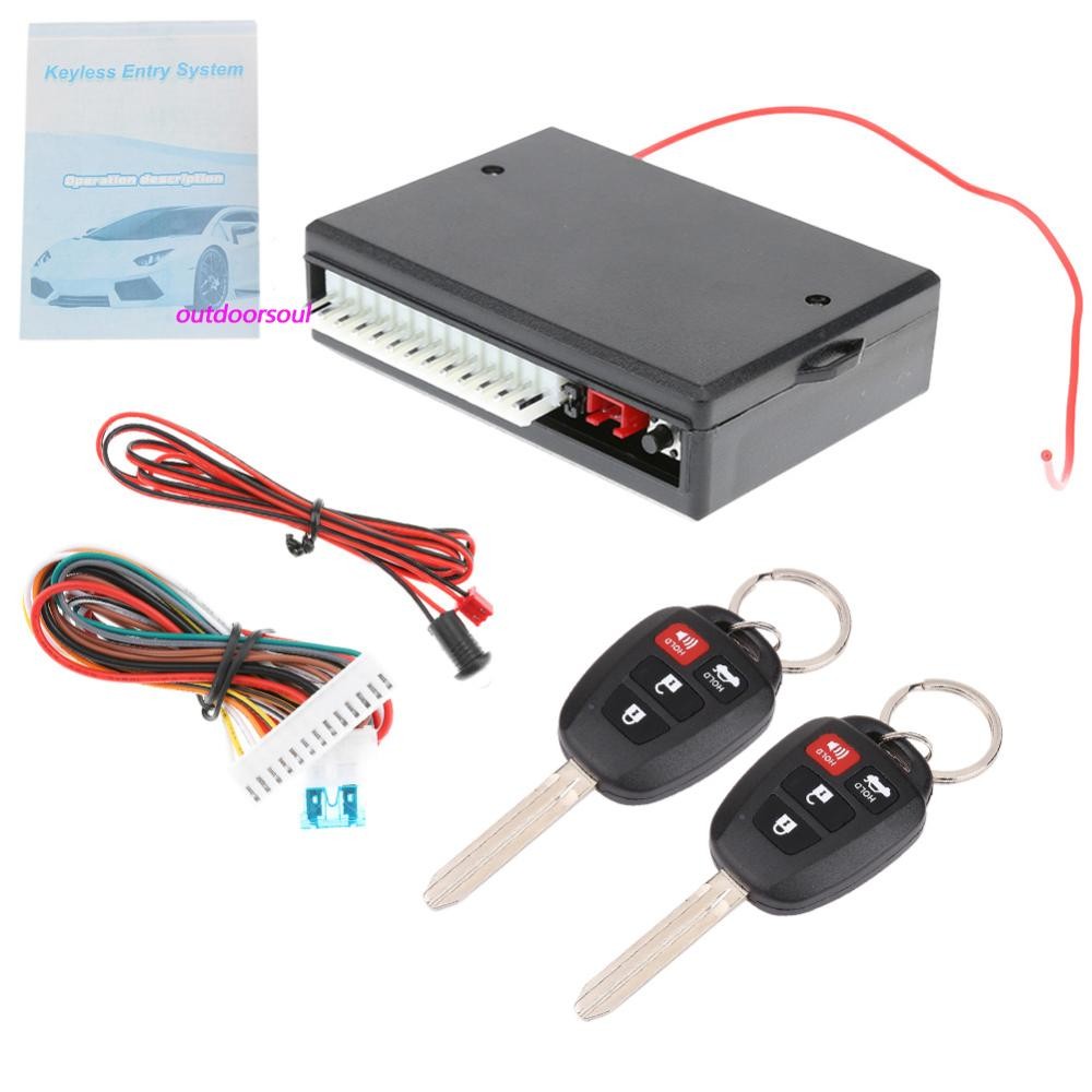 MY# Car Keyless Entry System Remote Control Alarm Central Locking Kit ...