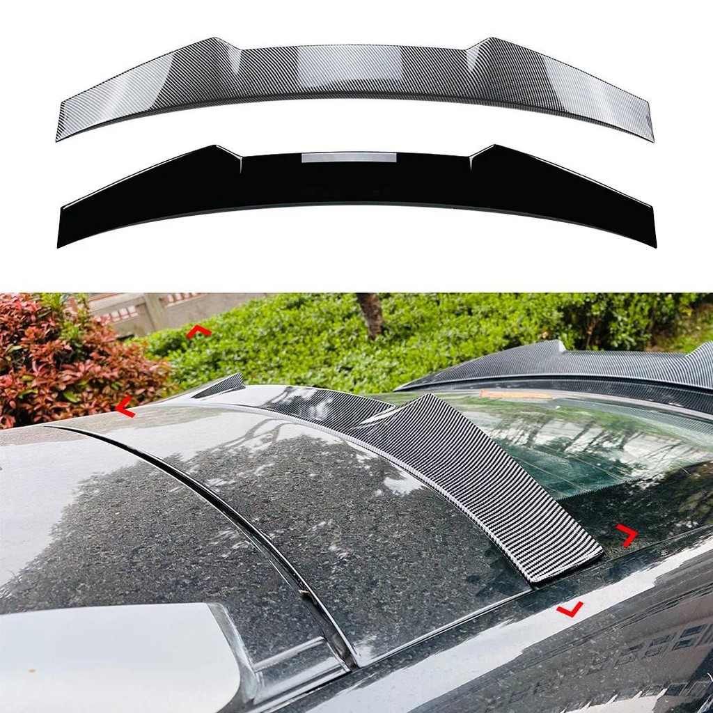 Glossy Rear Trunk top Spoiler Wing ABS Tail Trunk Lip Body Kit tIL Lip ...