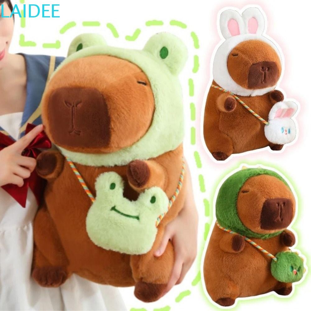 LAIDEE Transforms Capybara Plush Toy, Frog Rabbit Capibara Anime ...