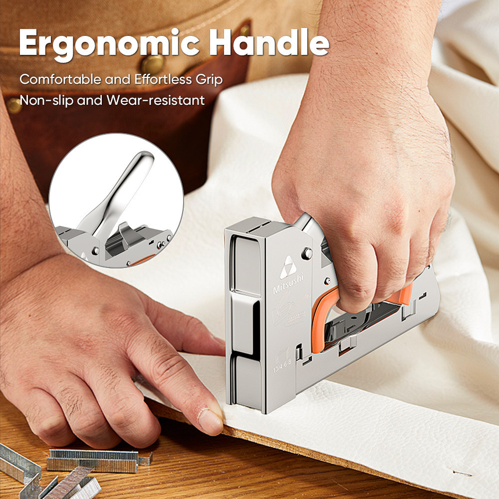 KOVEX Staple Gun Tacker Heavy Powerful wire U/ Door /T Shaped Staple ...