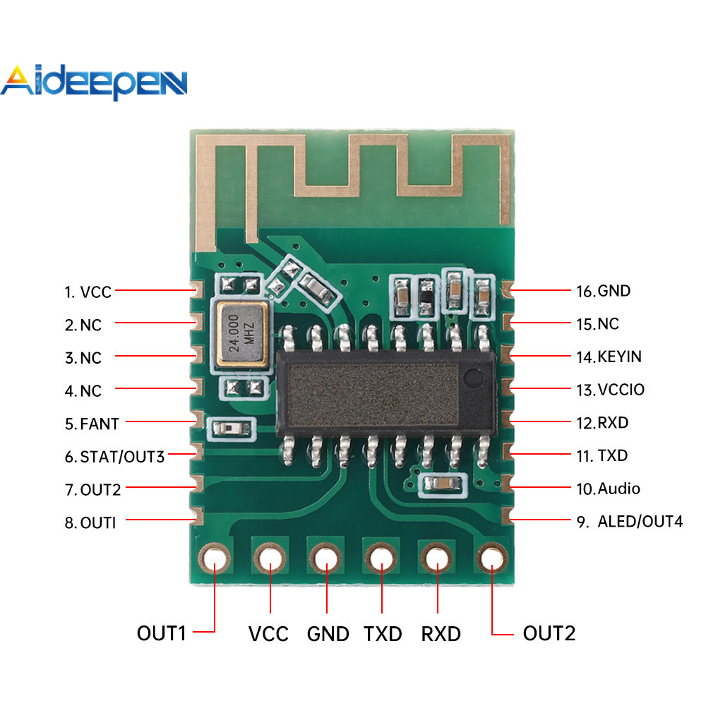 AIDEEPEN JDY-68A Dual-mode Bluetooth 5.1 Audio + BLE Dual-mode ...