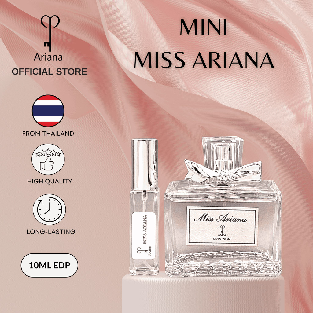 ARIANA MINI Miss Ariana 10ml For Her Long lasting Perfume EDP Fragrance ...