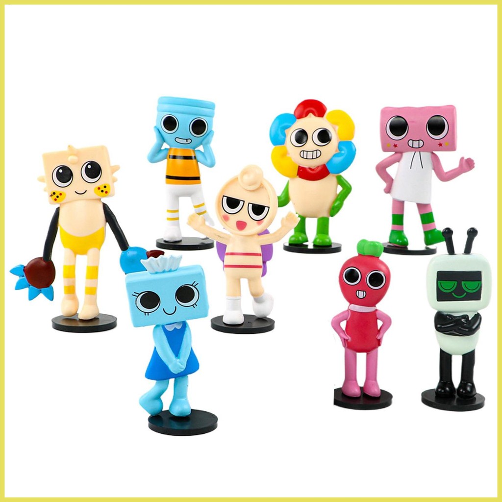 For Dandy's World Anime Figures Poseable Cartoon Character Toy Horror ...