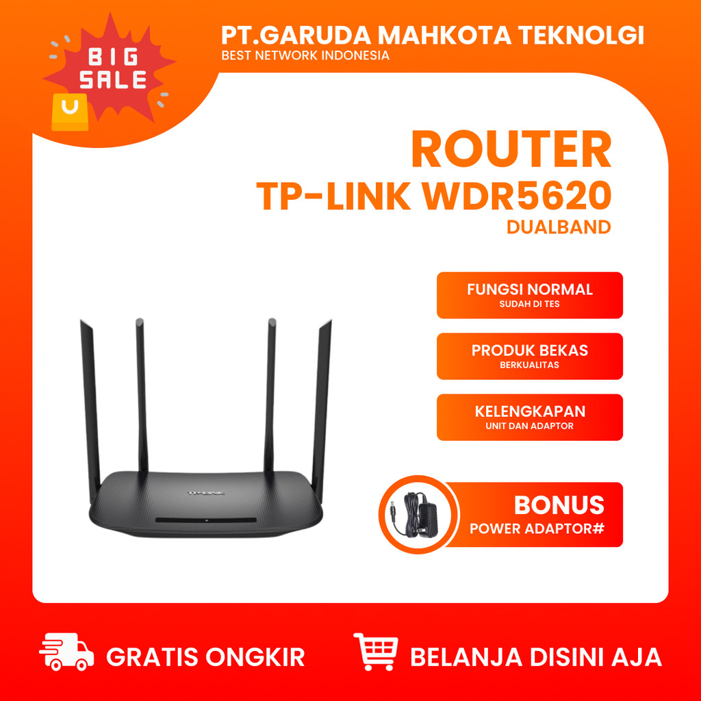 Tp-link TL-WDR5620 wifi router AC1200 dual-band 5g wireless router ...