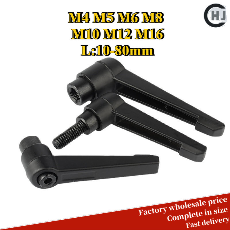 Round Adjustable Positioning Handle Screw L-Shaped Self-Locking Handle ...