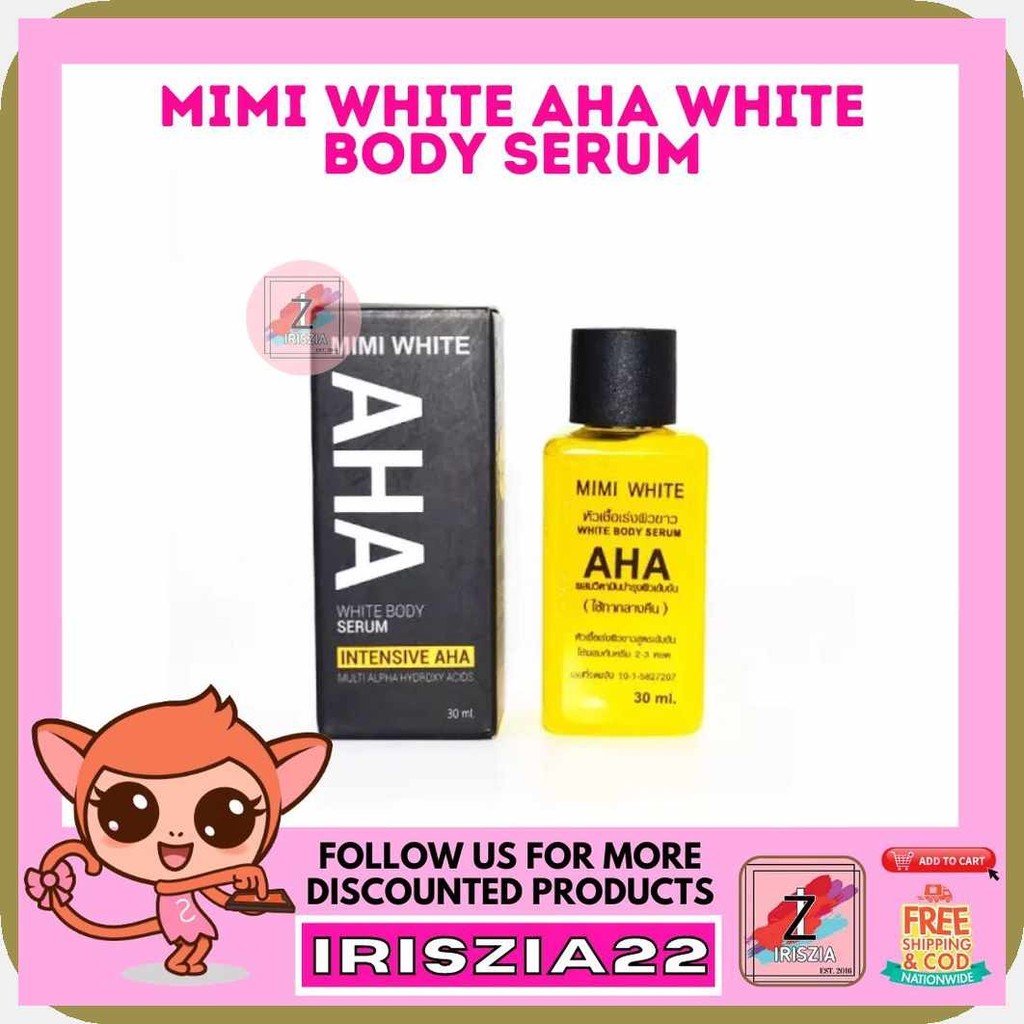 MIMI-P`WHITE>Df)AHA)Ai>WHITE)wl>BODY)Ly>SERUM | Shopee Philippines