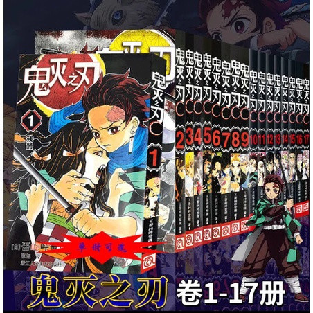 DEMON SLAYER DEMON SLAYER Comic Book Volume 1-17 Full Set DEMON SLAYER ...