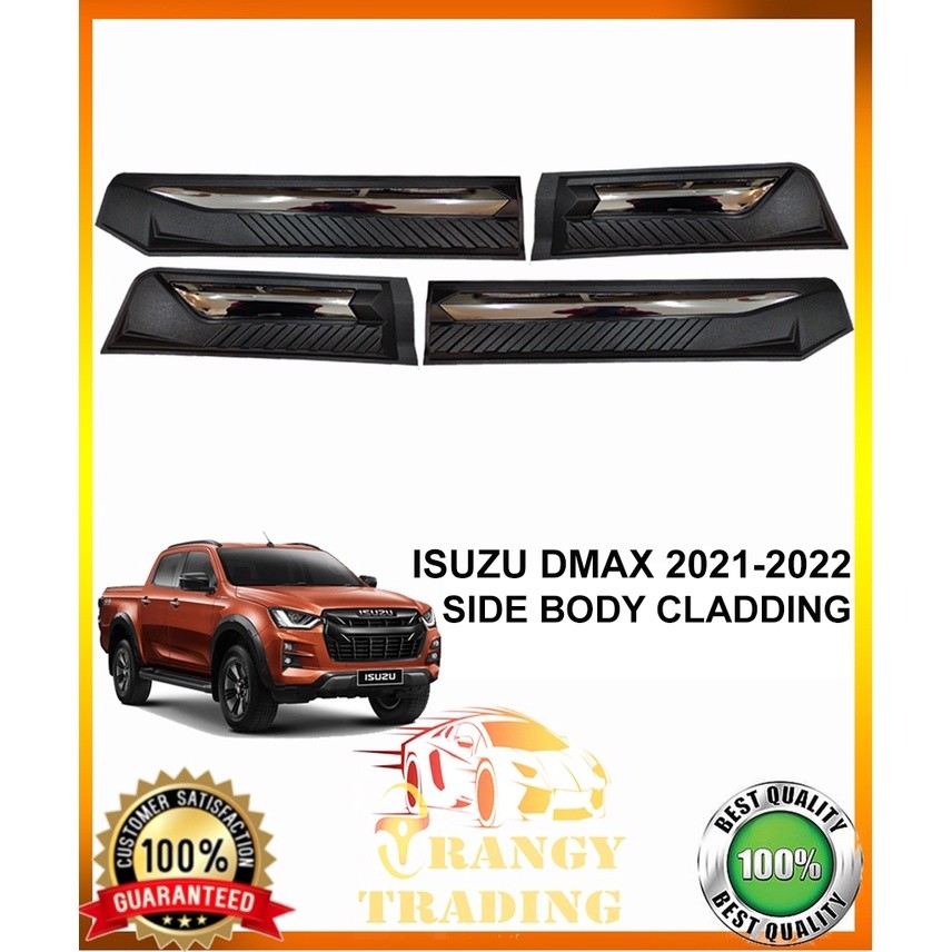 Isuzu DMAX D-MAX 2021 to 2025 OEM Side Body Cladding / Body Moulding ...