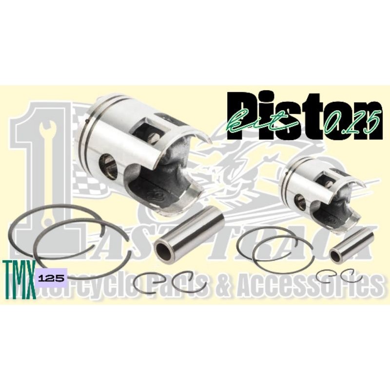 MotoHaus PH PISTON KIT for TMX 125/TMX ALPHA 0.25 KHC | Shopee Philippines