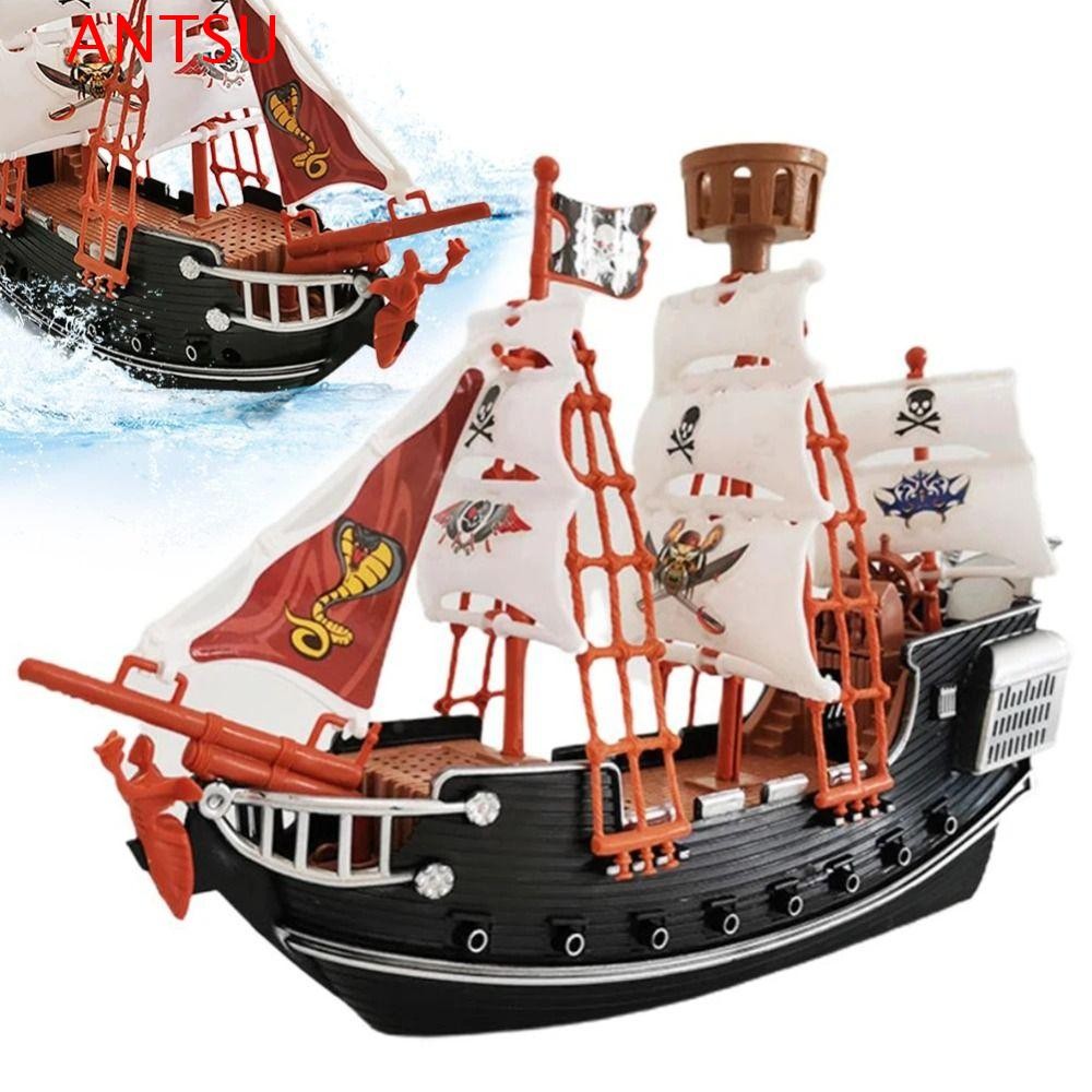 ANTSU Pirate Model Toys, Pirate Ship Boats Model Pirate Ship Action ...