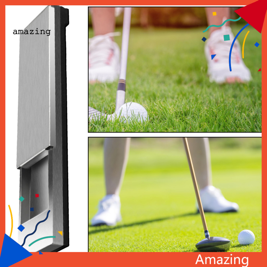 [AM] Golf Position Training Aid Golf Swing Trainer Box Stainless Steel ...