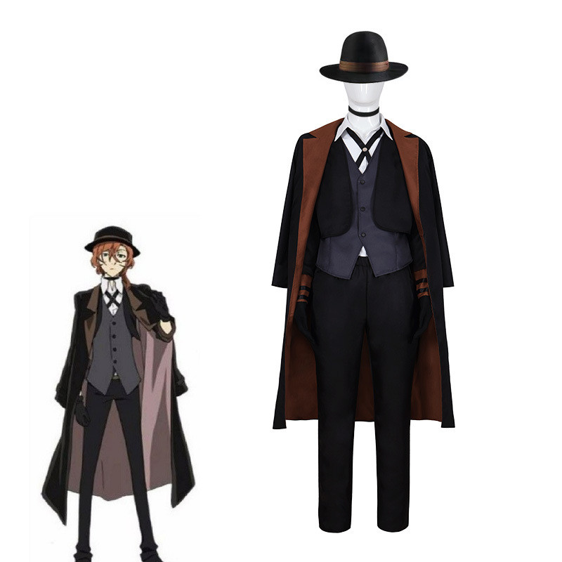 Bungo Stray Dogs Cosplay Nakahara Chuuya Costume Clothes Party Comic ...