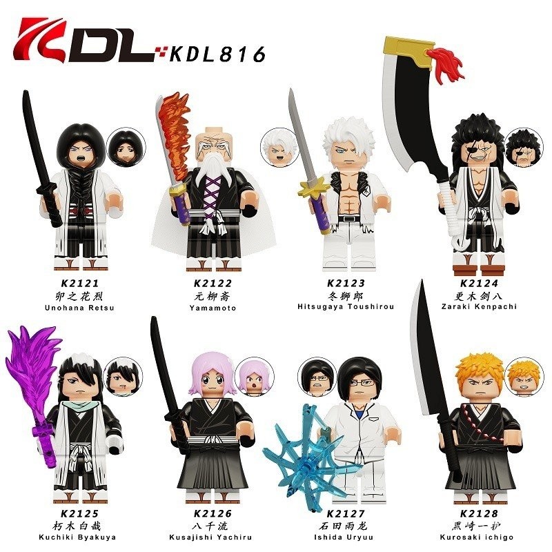 Compatible Building Blocks Anime Death Ichigo Kurosaki Yuan Liu Zhai ...