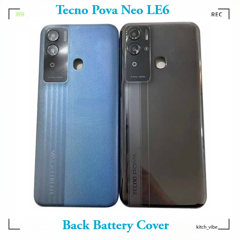 For Tecno Pova Neo LE6 rear battery cover replacement | Shopee Philippines
