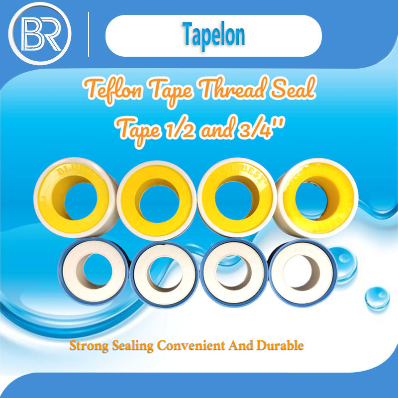 Heavy-duty Teflon Tape 1/2", 3/4" PTFE Seal Tape Water Pipe Thread ...