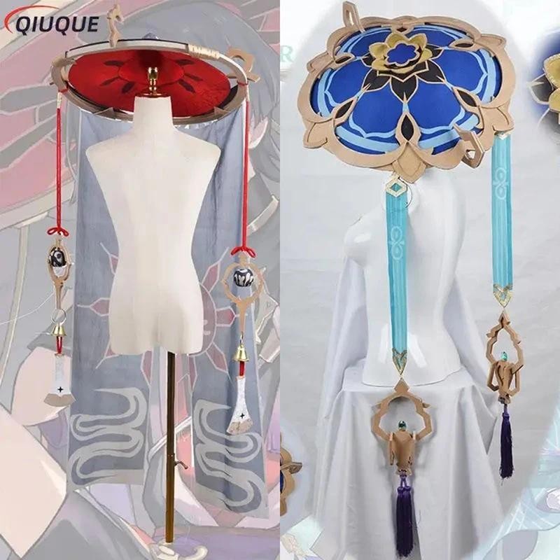 Scaramouche Cosplay Hats Kunikuzushi Wanderer Hat Anime Game Accessory ...