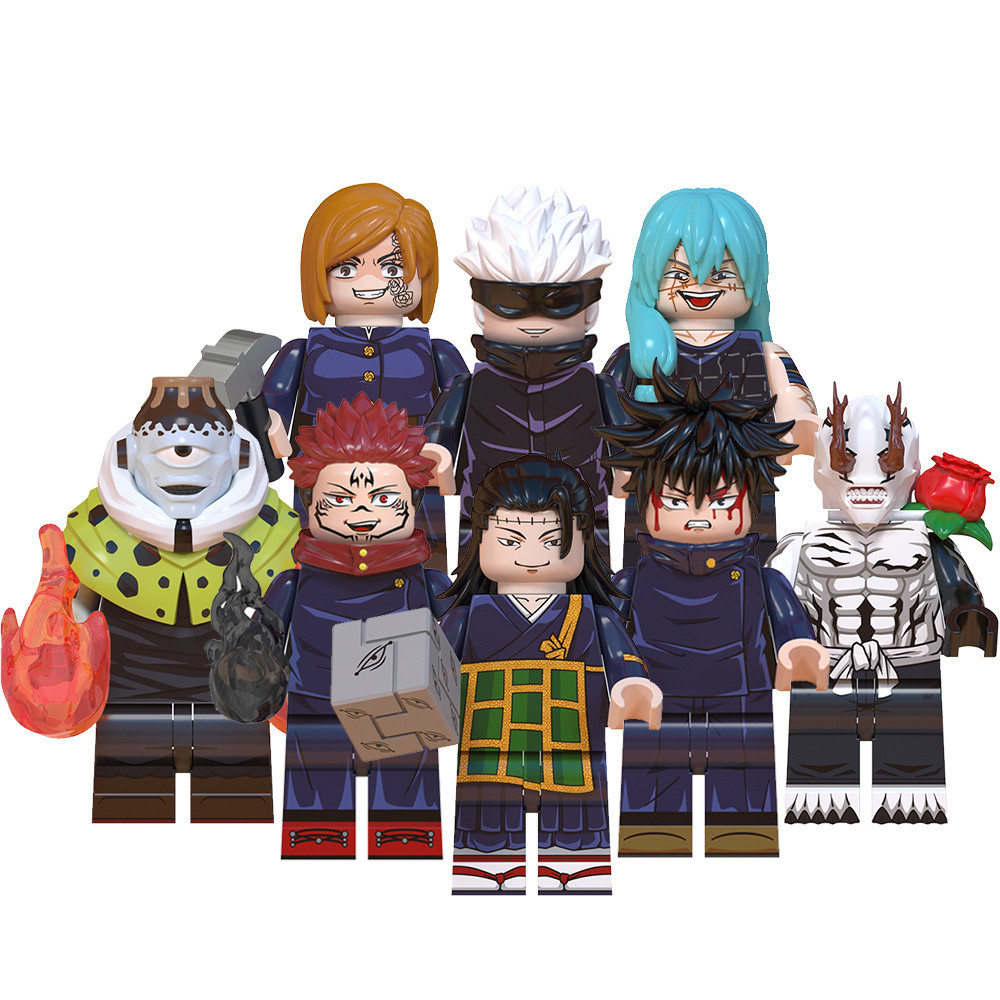 Anime Spell Fighting Building Blocks Minifigure Knotweed Yuren Gojo Go ...