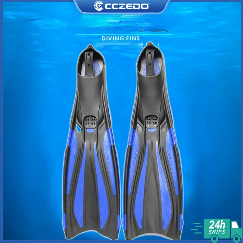 CCZedo Long Diving Fins Professional Non-slip Comfortable Diving Fins ...