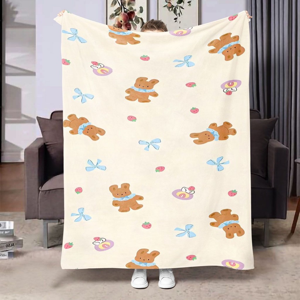 Office cute cover blanket blanket cozy dormitory air conditioning four ...