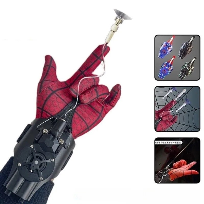 Spiderman Web Shooters Spider Man Wrist Launcher Upgraded Version Peter ...