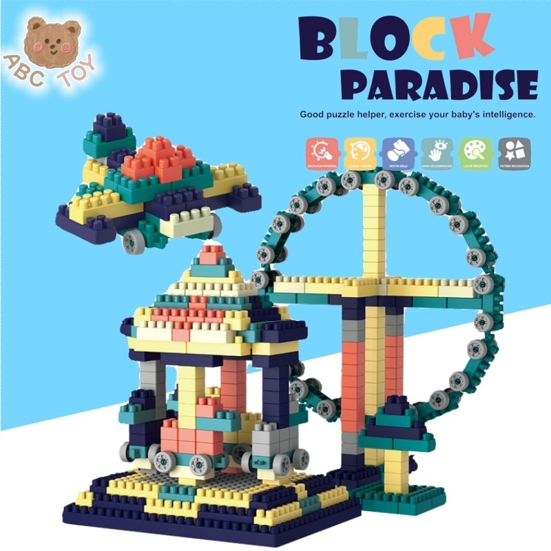 Blocks Paradise Building Blocks DIY Puzzle Assembly Early Educational ...