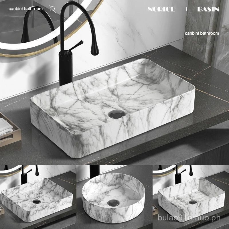 Nordic Table Basin Bathroom Washbasin Single Basin Balcony Small Size ...