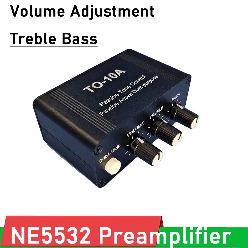 new NE5532 Pre amplifier Tone control op amp Stereo Active Passive ...
