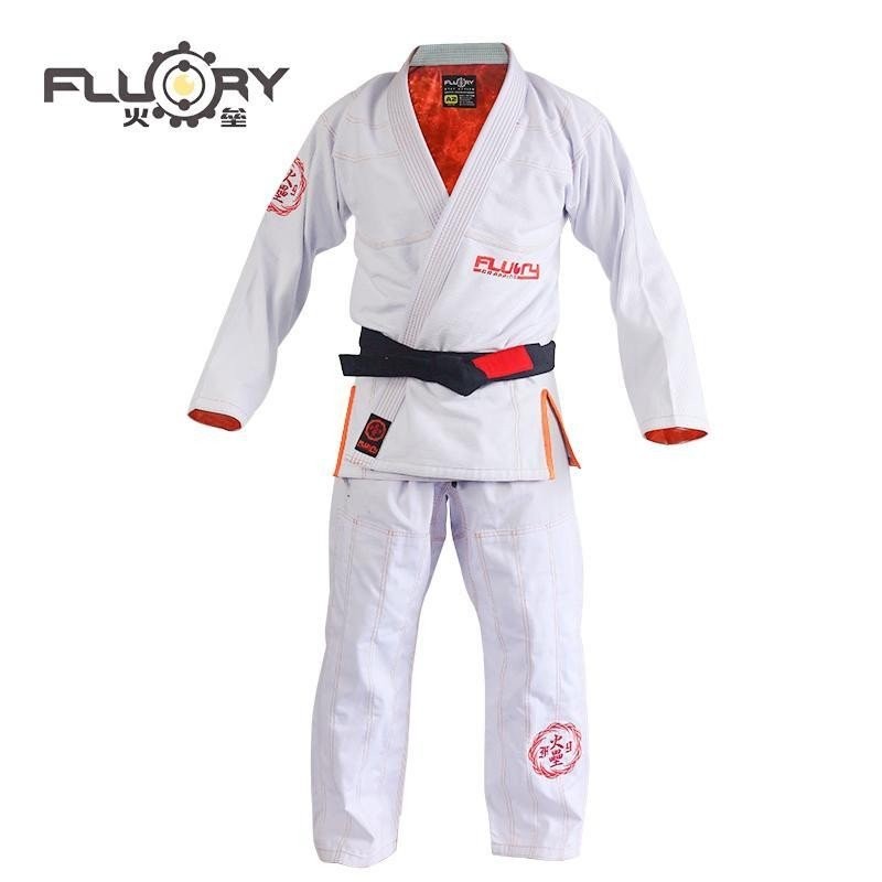 FLUORY Fire Barrier20New Jiu Jitsu Taoist Robe Men and Women bjj Judo ...