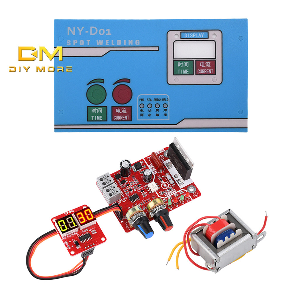 DIYMORE NY-D01 Single Pulse Spot Welding Machine Time and Current ...