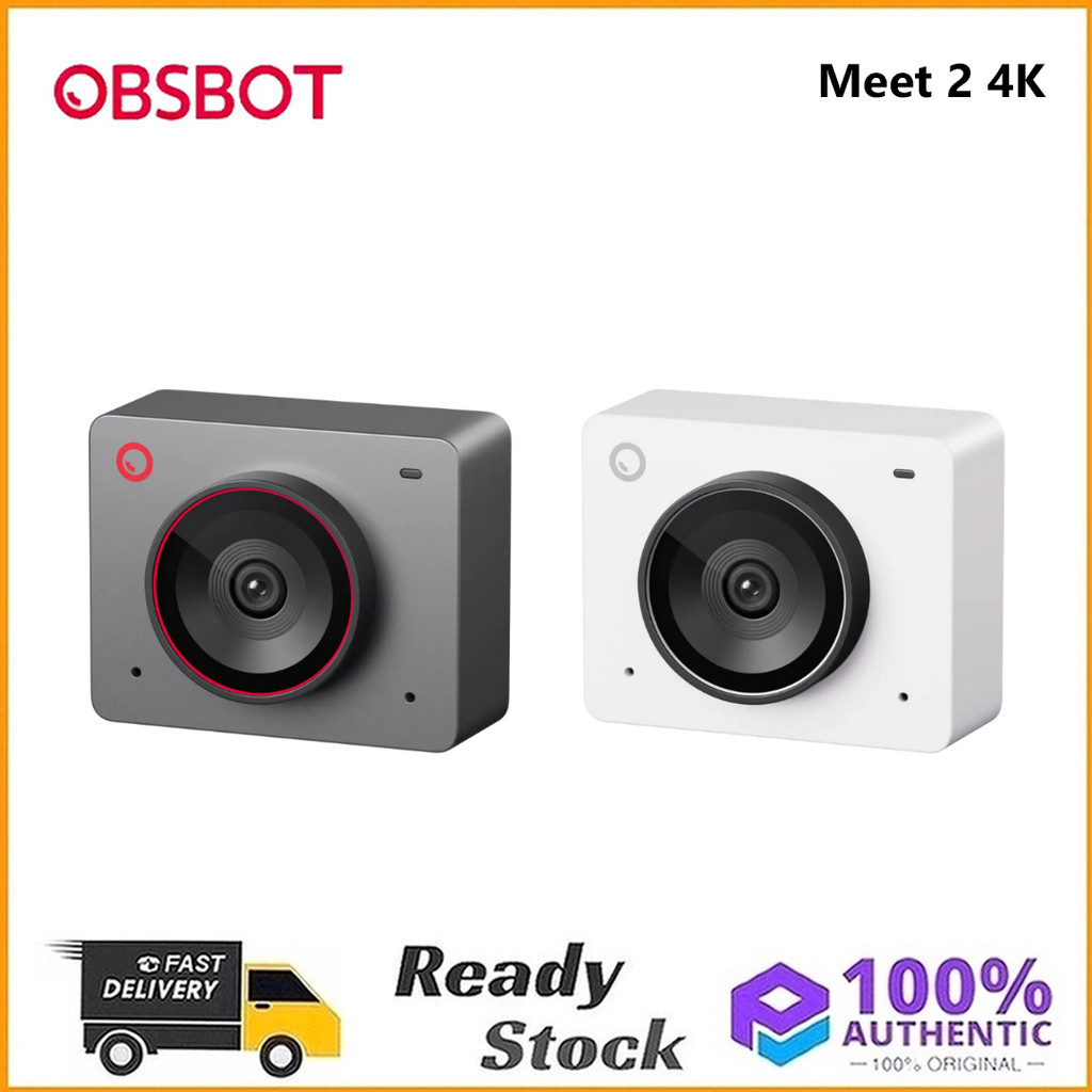 OBSBOT Meet 2 AI-Powered 4K Webcam with Auto Framing, Auto Focus, and ...