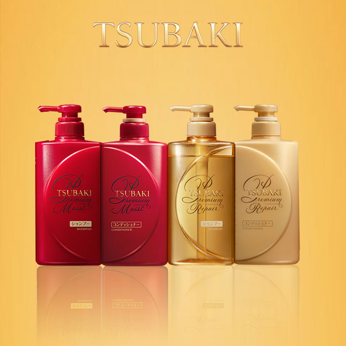 TSUBAKI Premium Moist/Volume & & Repair Shampoo 490ml and Conditioner 490ml | Shopee Philippines