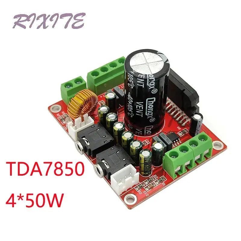 TDA7850 Car Audio Amplifier AMP Board 4 Channel 4*50W With BA3121 Noise Reduction Module DC 12V ...