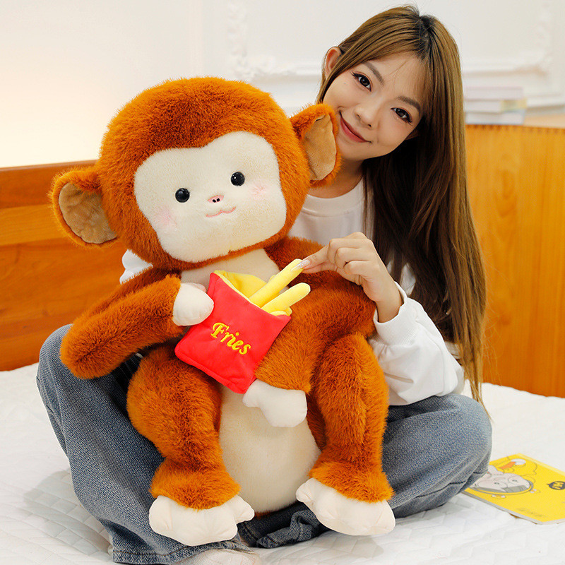 Little Monkey Doll Girls' Bed Sleep Hug Zodiac Doll Children's Birthday ...