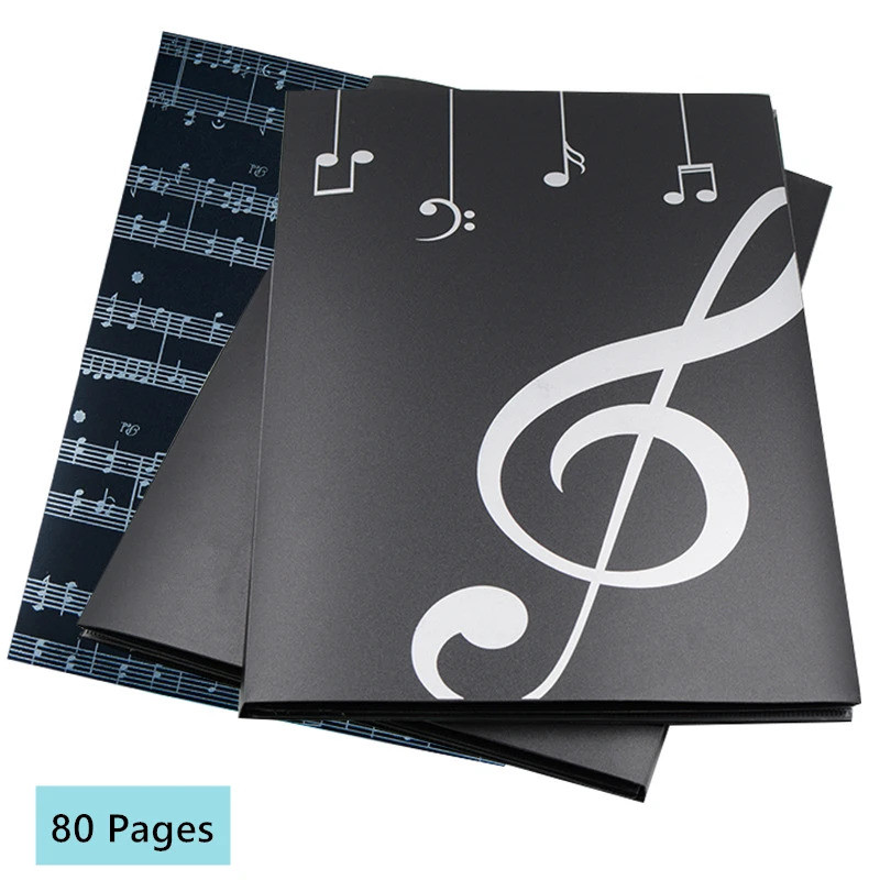 Music Folder Piano Score Folder Stave Storage Holder A4 Size Folder 40 ...