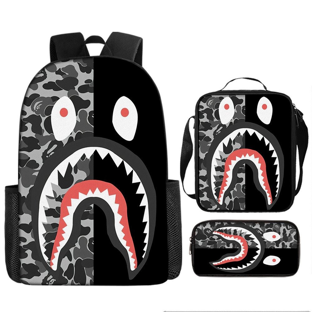 ♥♥Best Selling♥♥New Shark Backpack Men's and Women's Backpacks ...