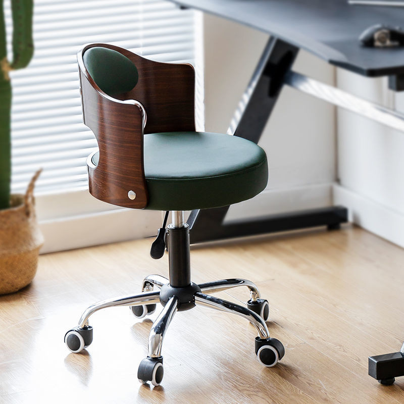 Bar Stool Modern Simple Nail Salon Stool Home Solid Wood Bar Chair Bar ...