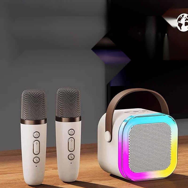 Bluetooth speaker mini portable karaoke microphone wireless Bluetooth ...