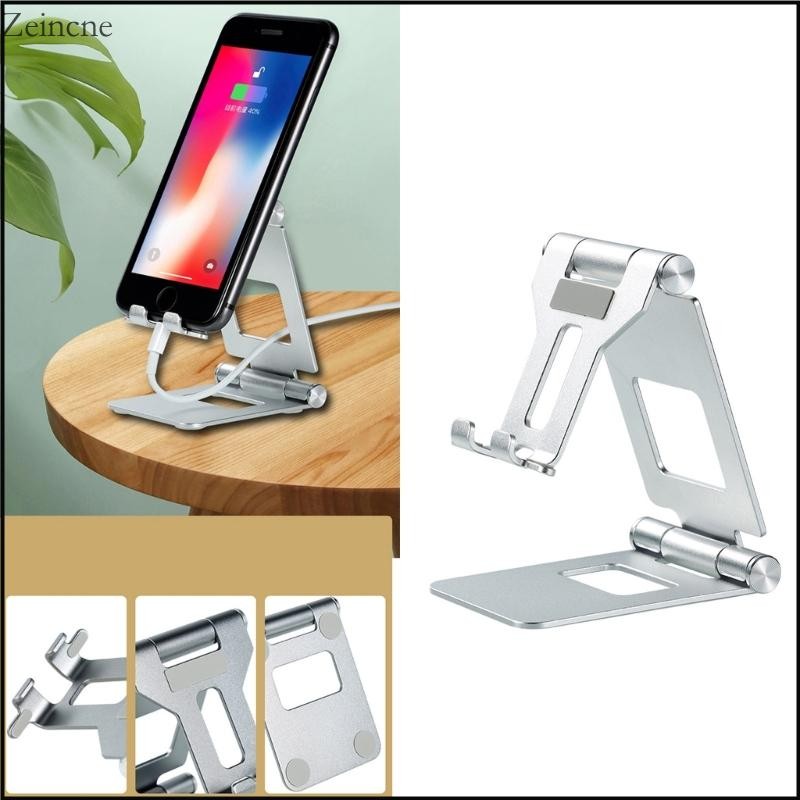 Zein Tabletop Phone Stand Angle Height Adjustable Cellphone Cradle Desk ...