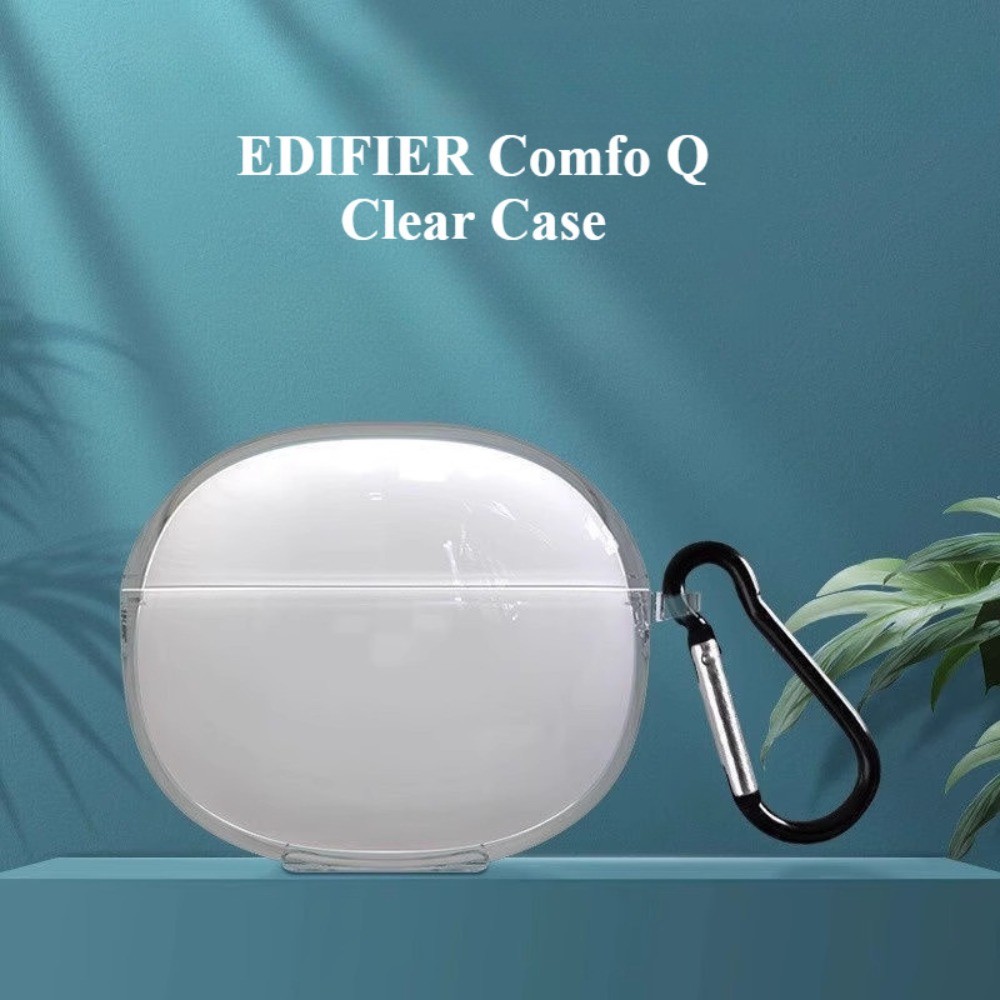 For EDIFIER Comfo Q Case Clear Soft Case Protective Sleeve Lanyard ...